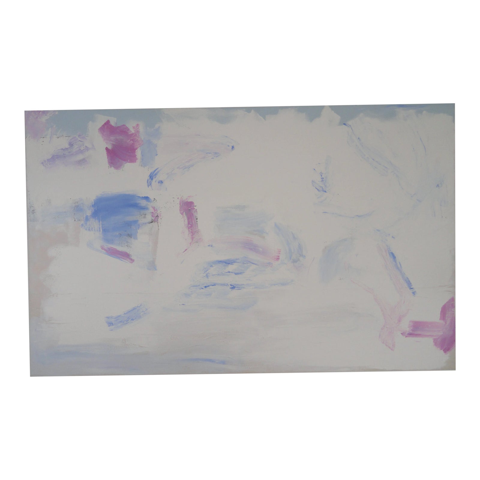 Allan Reyes "Escape From Blue Two" Painting, 1999 | Chairish