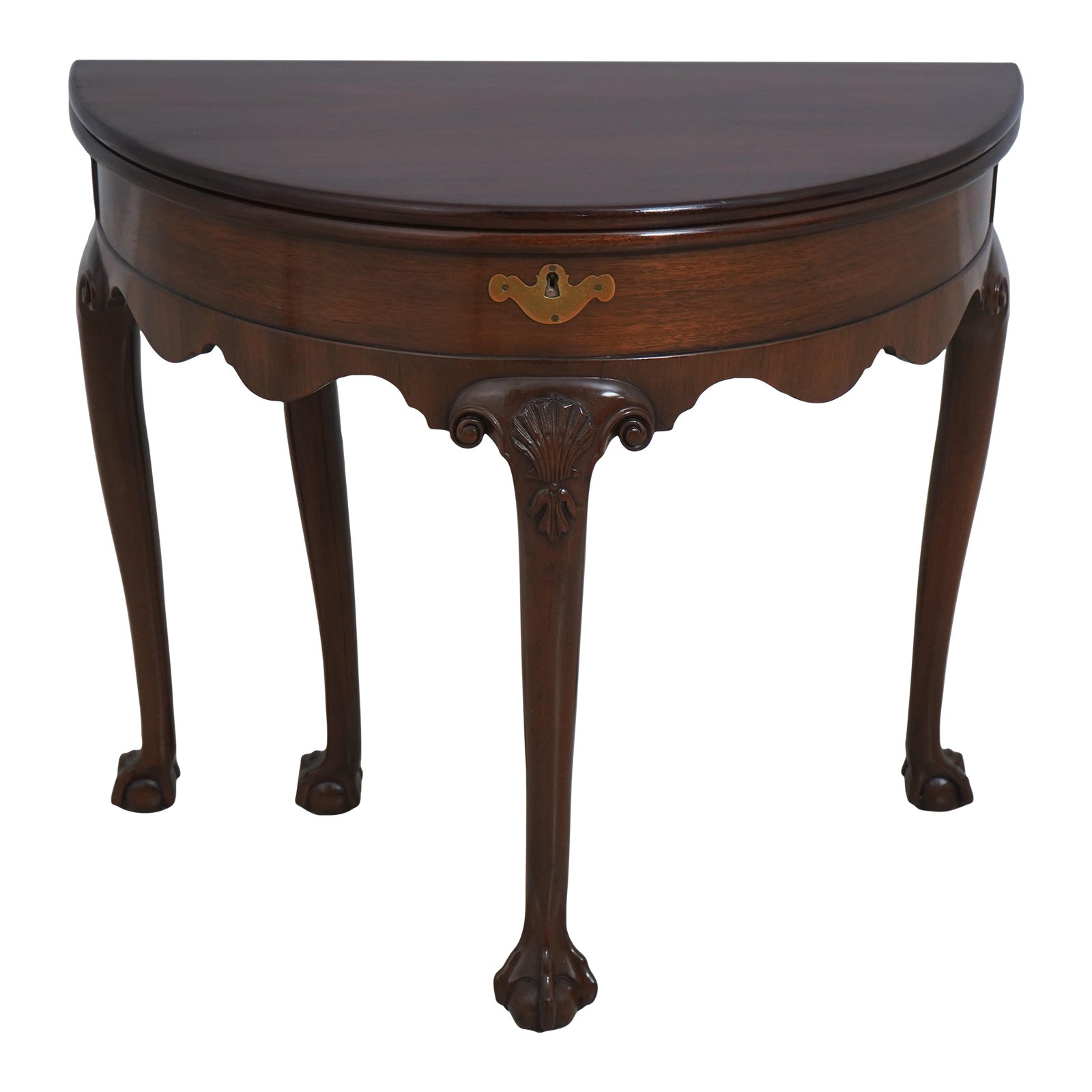 Kittinger Cw-156 Colonial Williamsburg Mahogany Games Table | Chairish