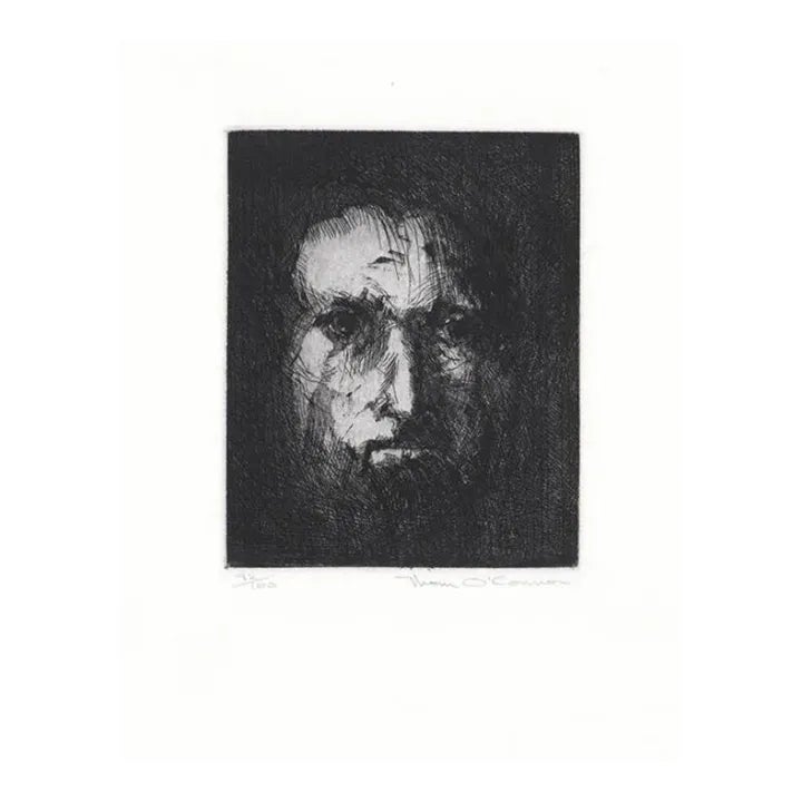 1966 Thom O'Connor Hex #2 Etching | Chairish