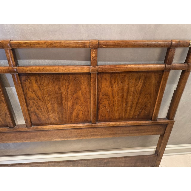 1970s Drexel Campaign King Headboard | Chairish