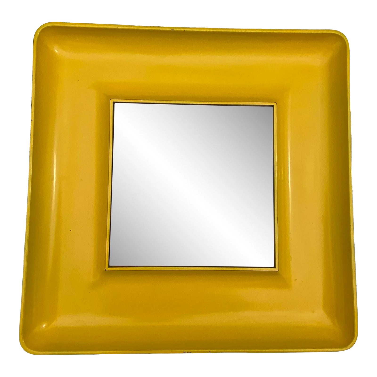 Mid 20th Century Georges Briard Yellow Lacquer Cheese and Cracker Tray ...