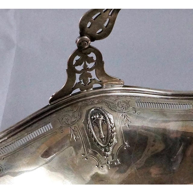 Circa 1915 Frank Whiting Sterling Silver Basket | Chairish