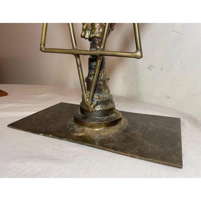 Share Vintage Handmade Brass Copper Signed Brutalist Jewish Judaica ...