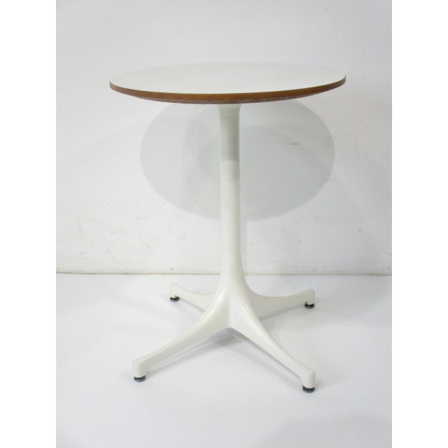 George Nelson Pedestal Side Table by Herman Miller | Chairish