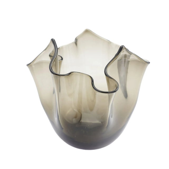 Hand Blown Italian Fazzoletto Vase, 1950's | Chairish