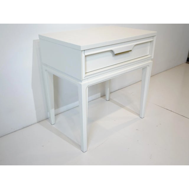 Mid 20th Century Basic Witz White Nightstand | Chairish