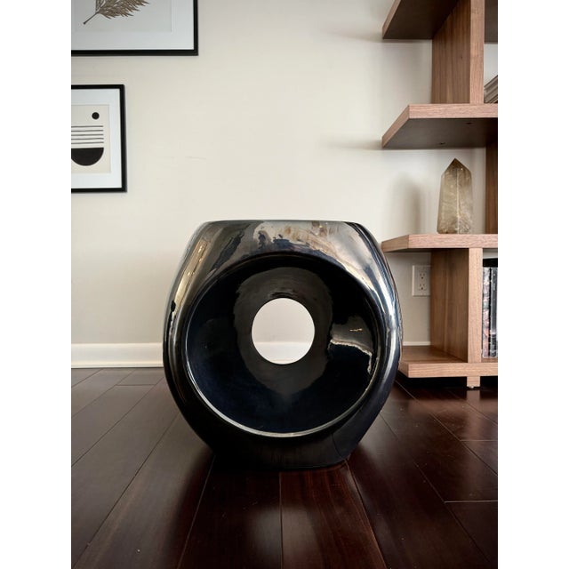 Indoor Outdoor Modern Organic Geometric Circle Duffy Optic Ceramic ...