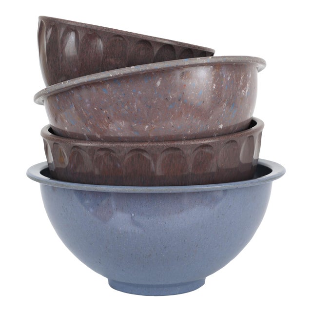 Set of 4 Confetti Mixing Bowls by Texasware and Boonton | Chairish