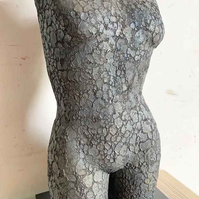 Vintage Ceramic Female Torso Sculpture | Chairish