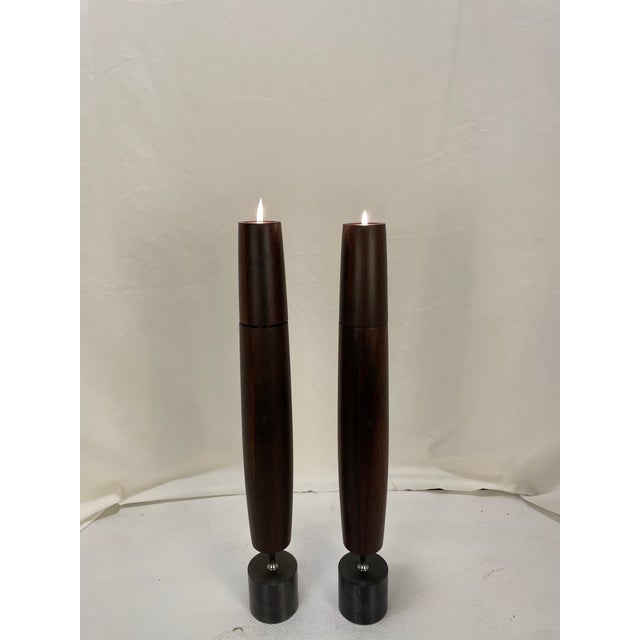 1960s Ronson Butane Power Candles - A Pair | Chairish