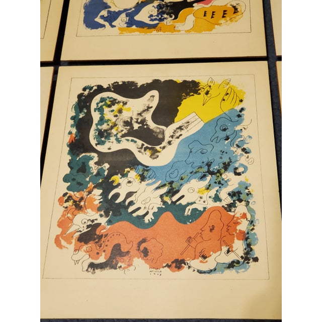 1960s Abstract Expressionist Lithographs by Carlos Merida - Set of 10 ...