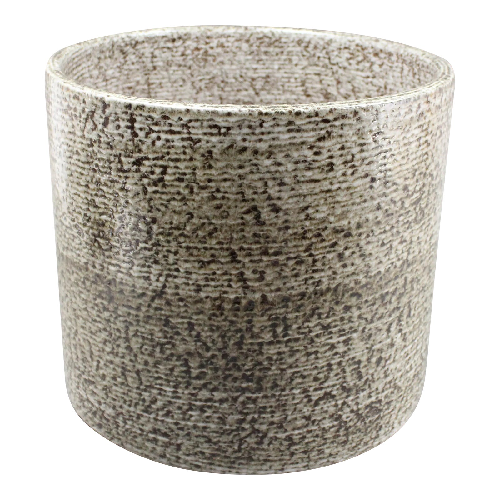 Gainey Ac-12 Speckled Ecru Architectural Pottery Planter Mid Century ...