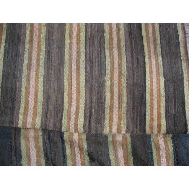 Antique American Rag Rug | Chairish