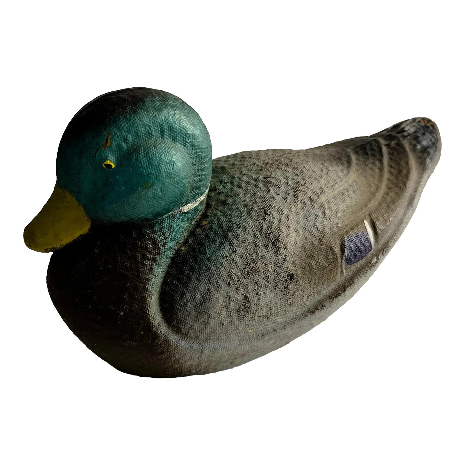 Vintage Miniature Mallard Duck Decoy | Chairish