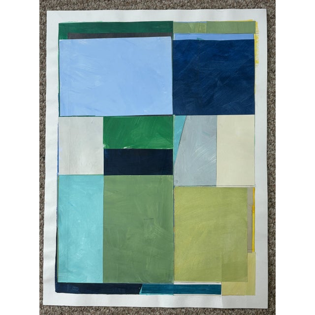 Lake Series, Collage on Paper | Chairish