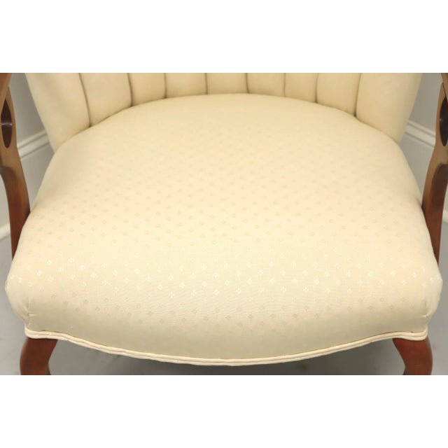 Mid 20th Century French Provincial Style Channel Back Accent Chair ...