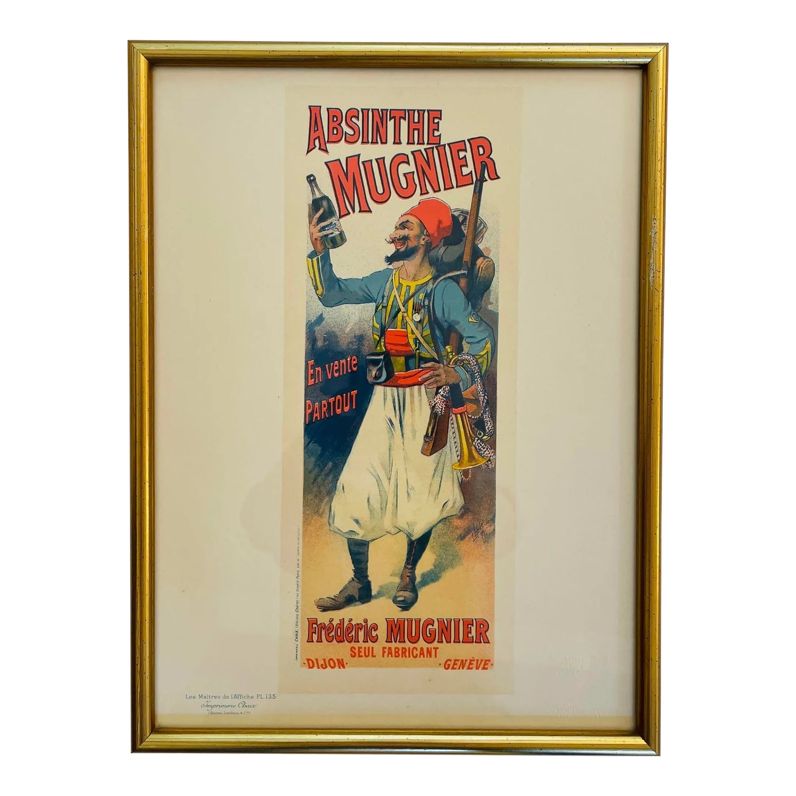 French Poster by Les Maîtres De L’Affiche Plate 135 Circa 1898 Absinthe ...