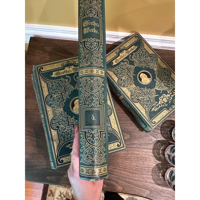 Mid 19th Century Goethe's Werke Complete 5 Vol. Set in German | Chairish