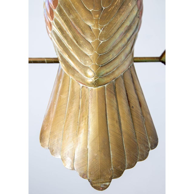 Mexican Sergio Bustamante Style Copper and Brass Cockatoo Parrot ...