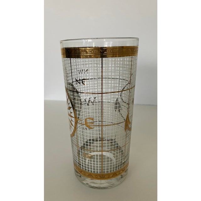 Vintage Georges Briard Nautical Highball Glasses Set of 6 | Chairish