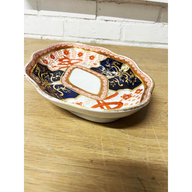 Mid 19th Century Spode Imari Pattern Oval Porcelain Plates- a Pair ...