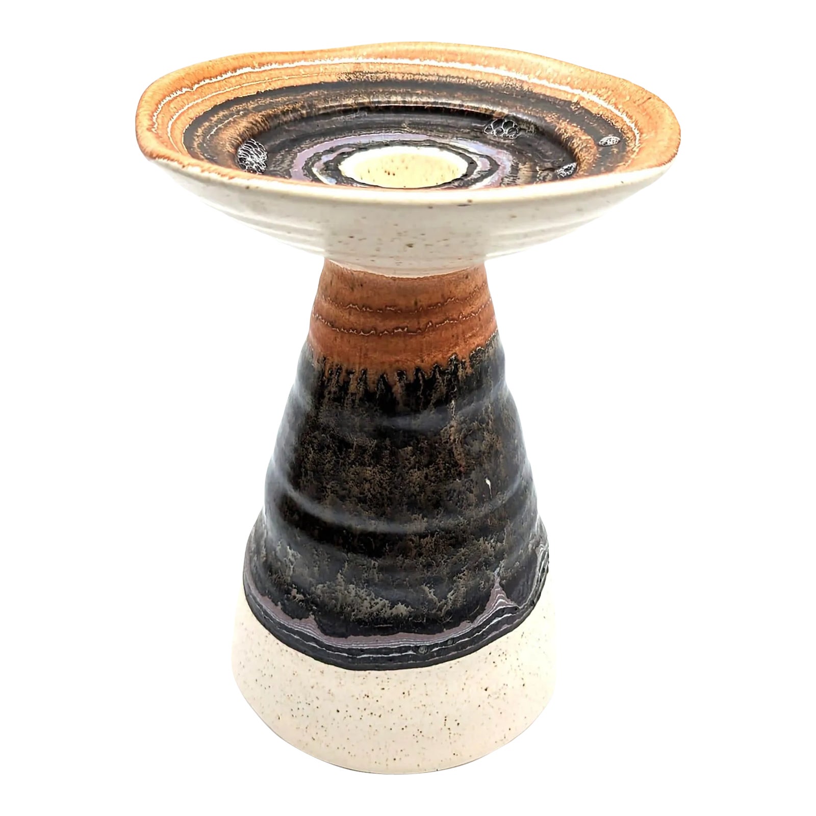 Vintage Royal Haeger Ceramic Pillar Candle Holder | Chairish