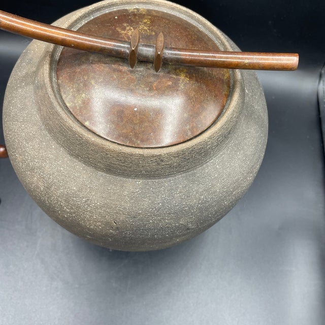 Carol Green Studio Matte Mica Vase With Trade Sheet | Chairish