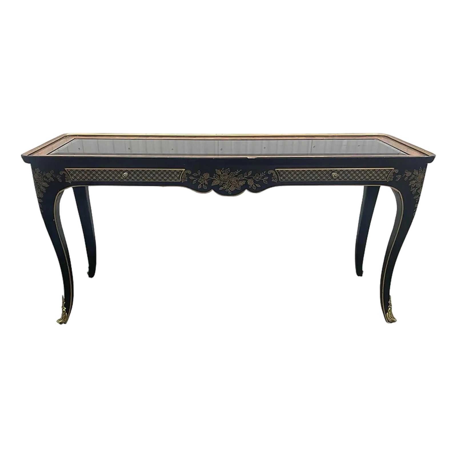Chinoiserie Console Table by Drexel Heritage Et Cetera | Chairish