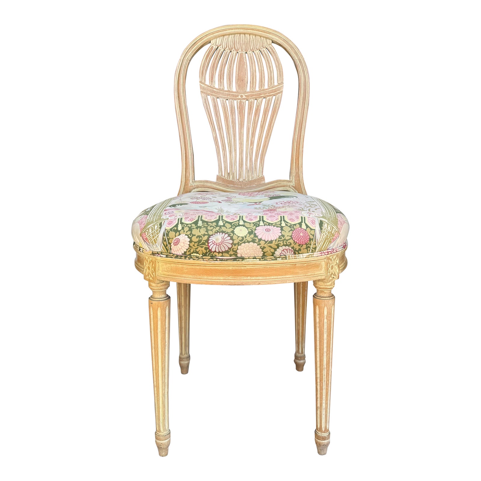 Vintage French Maison Jansen Hot Air Balloon Back Side Chair 1 of 4 ...