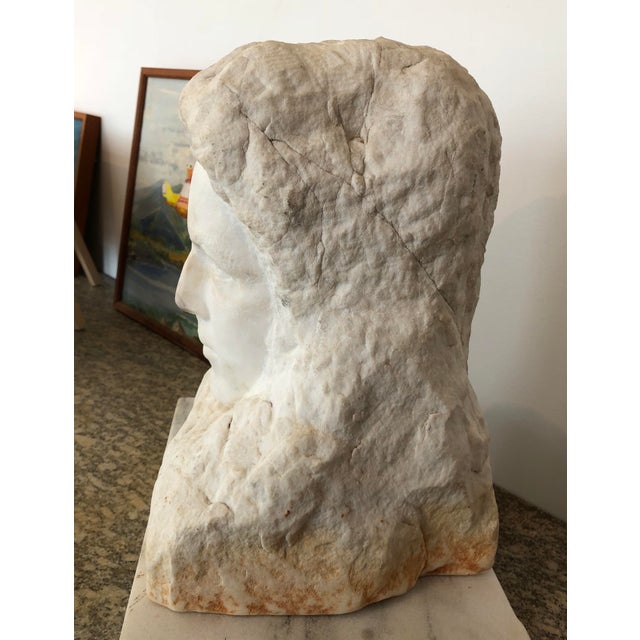 Realism Alabaster Marble Bust | Chairish