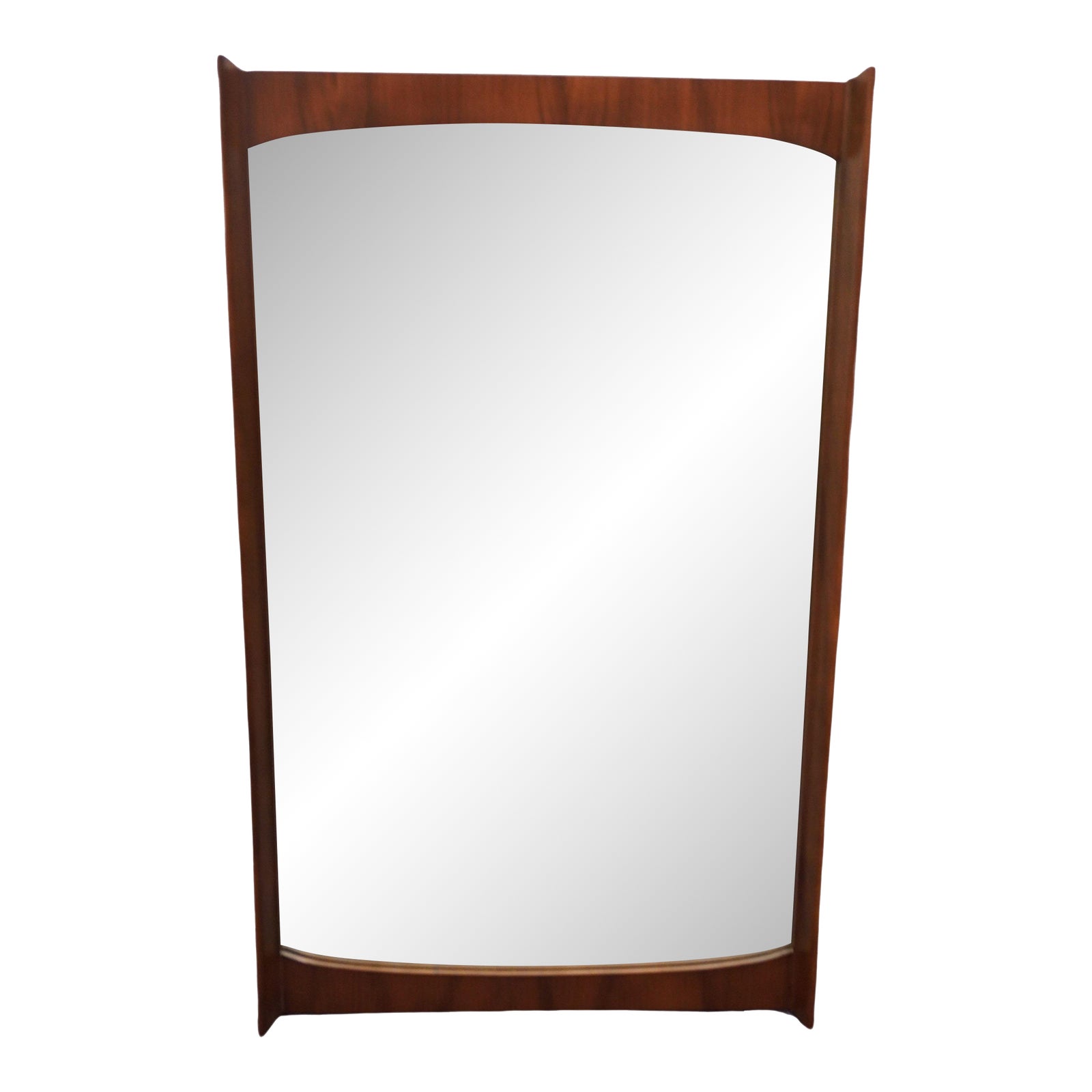 Kent Coffey Solid Walnut MCM Mid Century Modern 25" Mirror 7704-24 ...