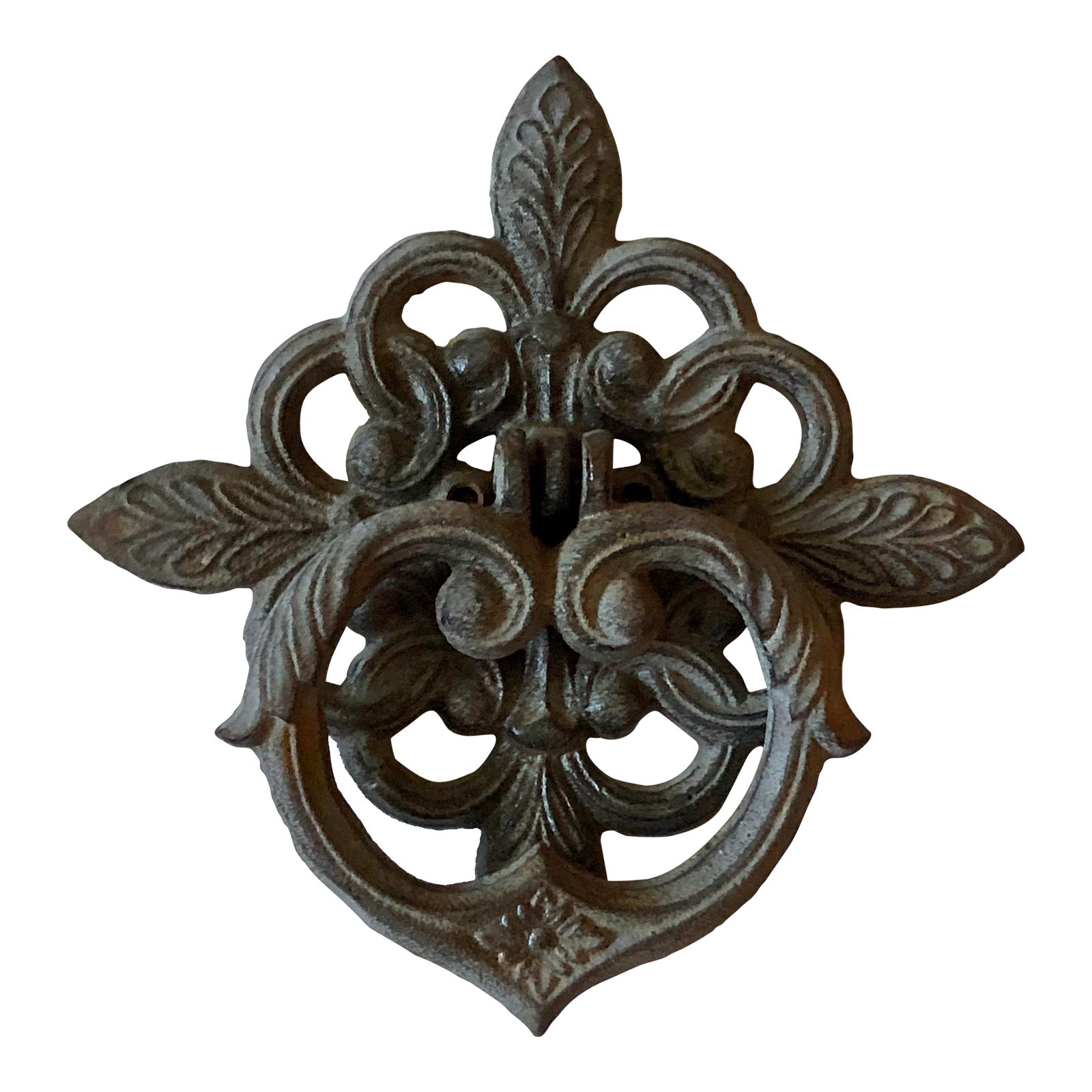 Antique Cast Iron Celtic Knot Door Knocker | Chairish