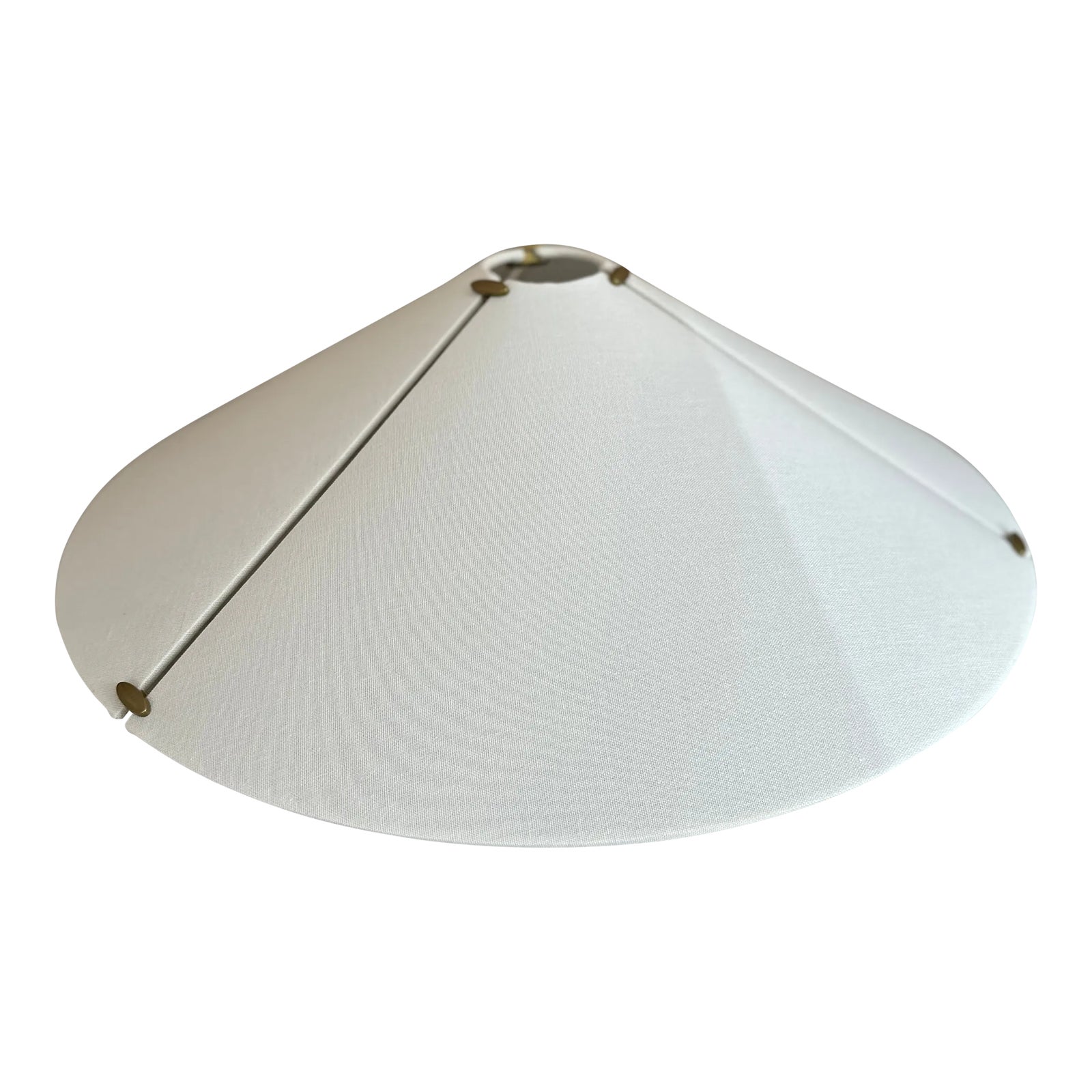 CB2 Tapered Linen Pendant Light | Chairish