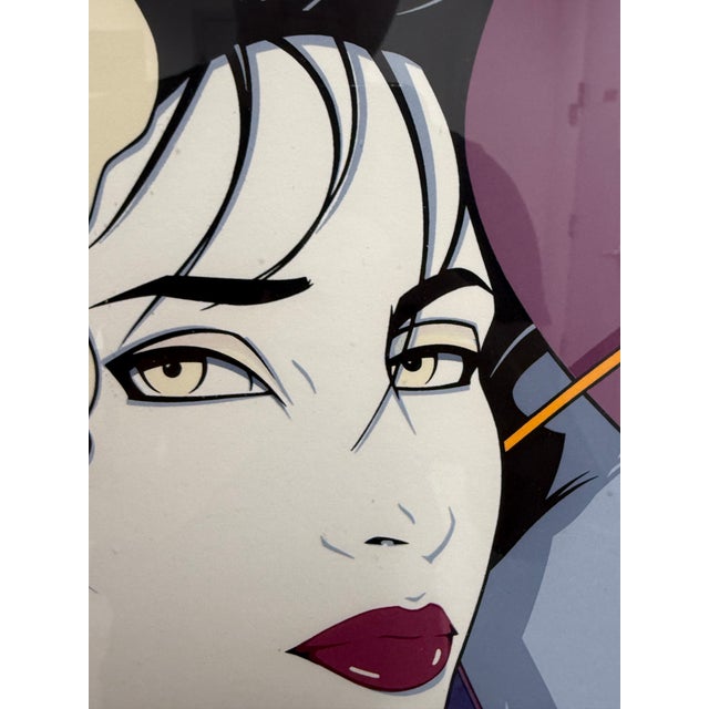 Circa 1980's Patrick Nagel Commemorative 9 Rio Framed Silkscreen | Chairish