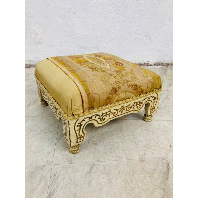 Antique Italian Footstool | Chairish