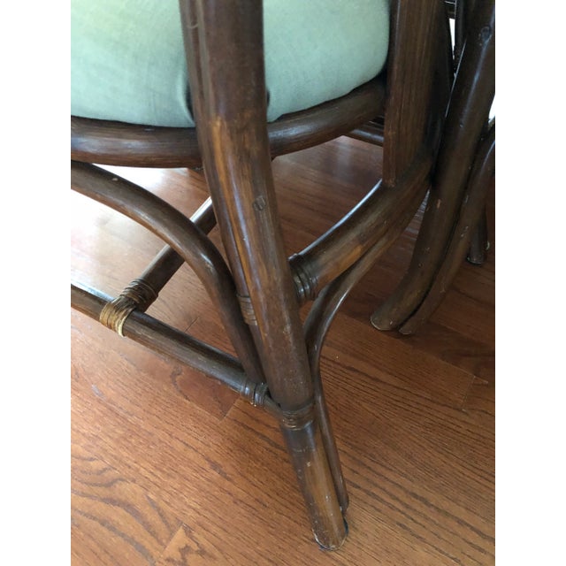 1970s Kings Rattan Chairs - Set of 6 | Chairish