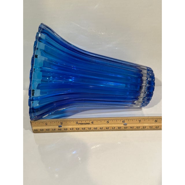 Vintage Studio Nova Cobalt Blue Vase | Chairish