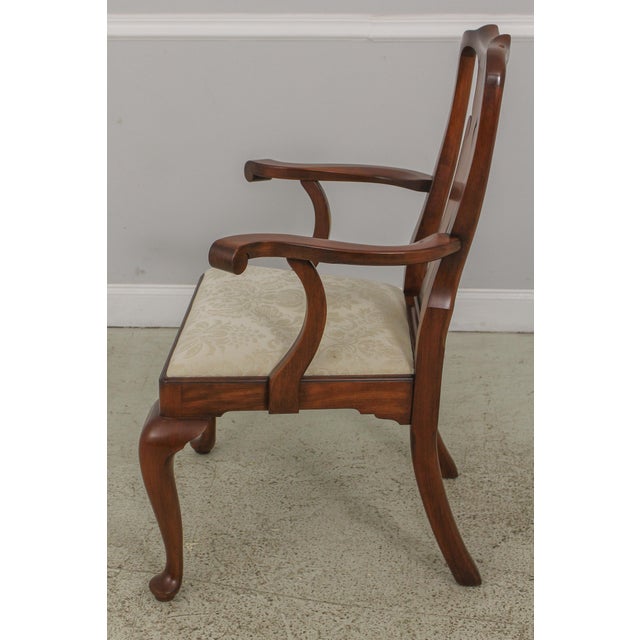 Set of 6 Henkel Harris Solid Cherry Dining Room Chairs | Chairish