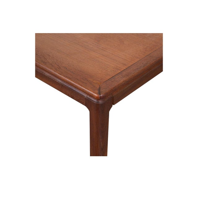 1970s Pair Mid-Century Danish Dux Teak Side Tables Parson Style | Chairish