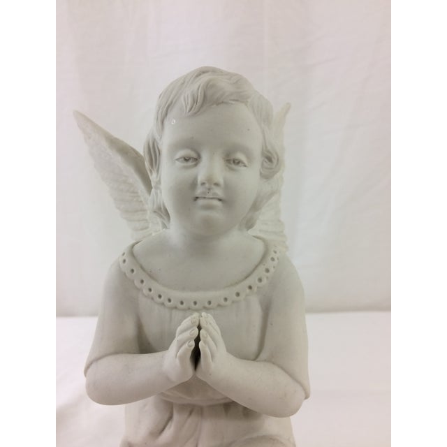 French Bisque Angel Figurine | Chairish