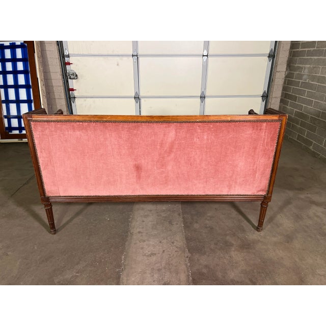 Late 19th Century Louis XVI Settee With Detached Columns | Chairish