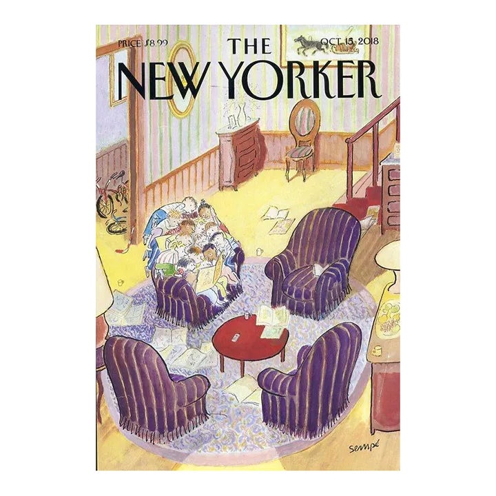 2018 Vintage New Yorker Cover, October 15 (Jean-Jacques Sempe ...