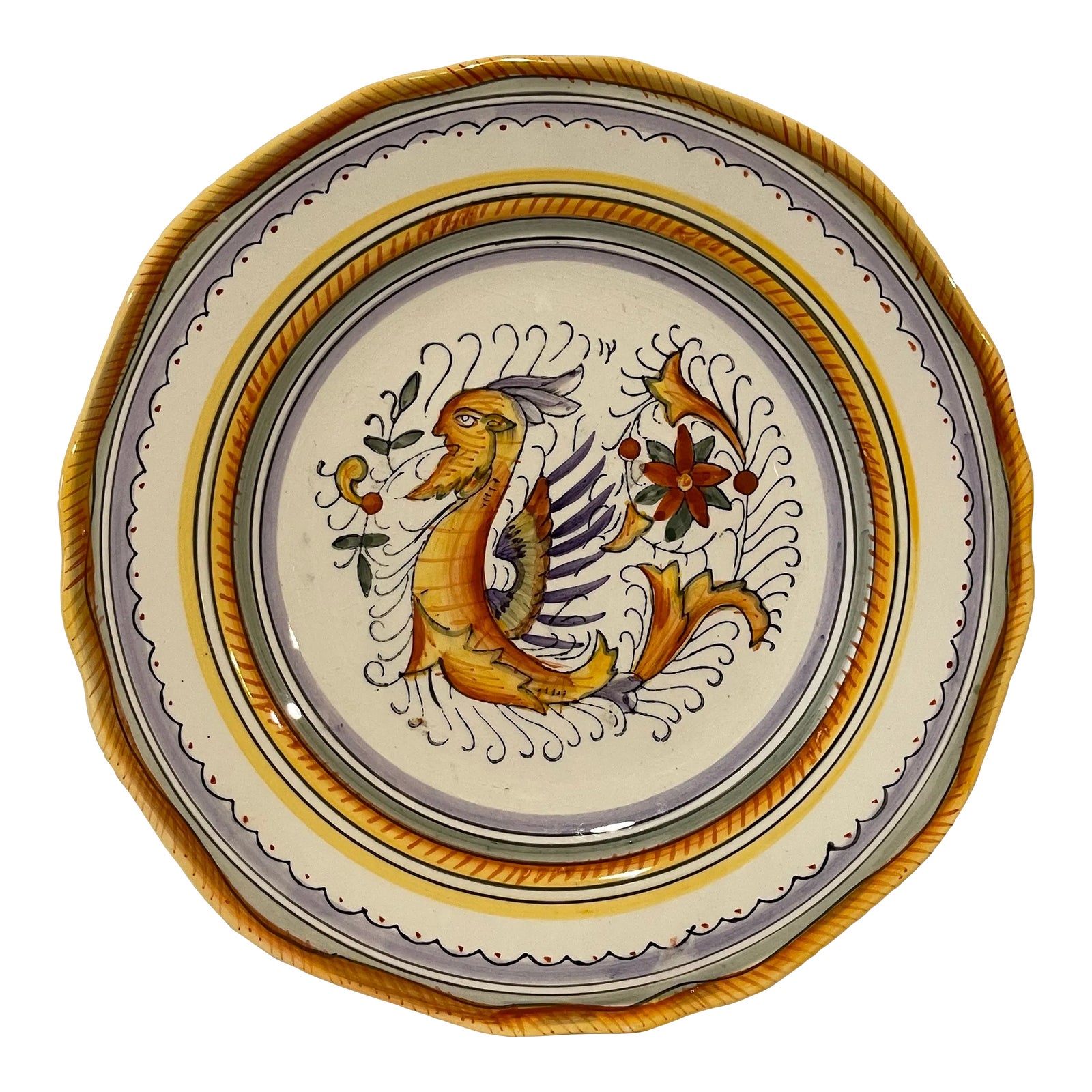 Faience Plate | Chairish