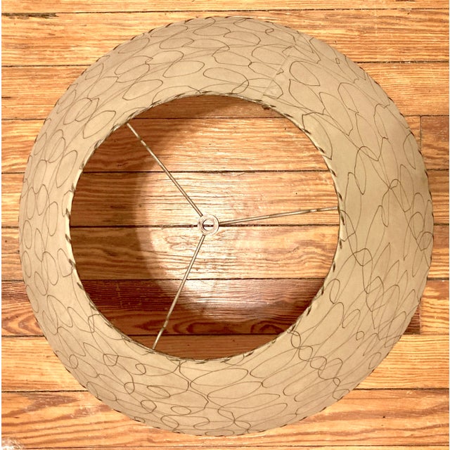 Mid-Century Modern Extra Large Fiberglass Lamp Shade, 1960s | Chairish