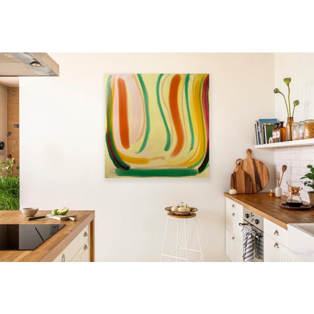 Watermelon Abstract Painting by Brendan Mckeon | Chairish