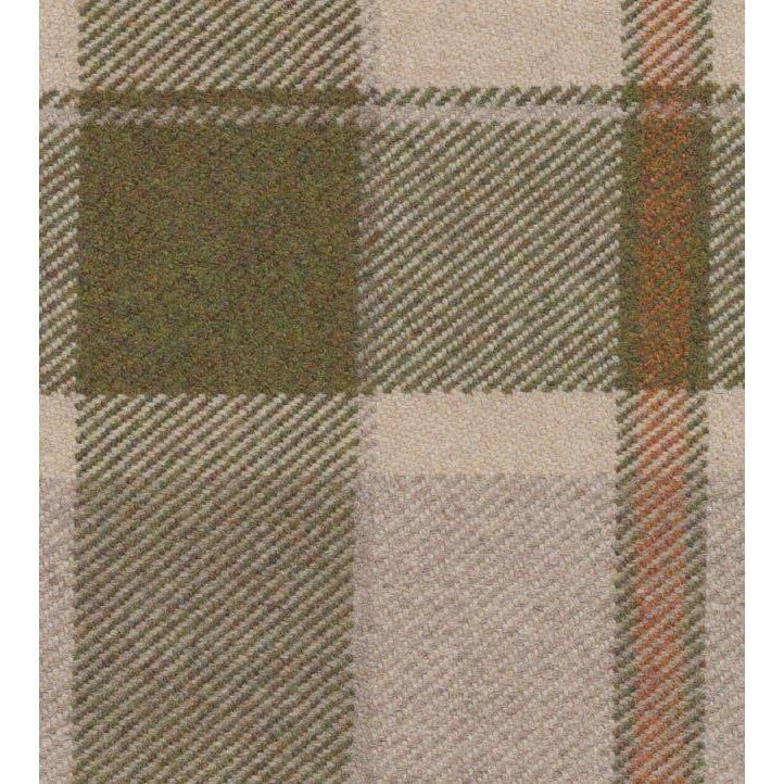 Callanish Plaid Fabric - Avocado - Sample | Chairish