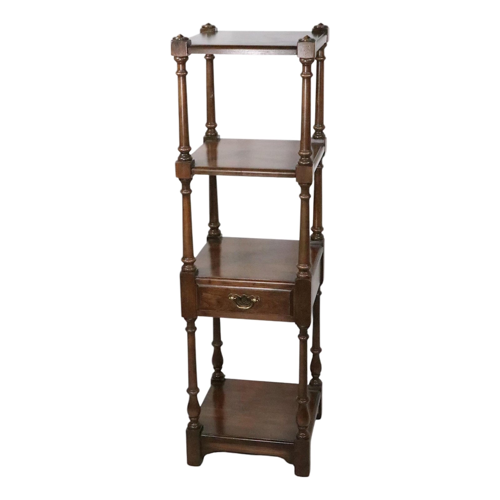 Vintage Colonial Revival Limited Edition Four Tier Shelved Stand by ...