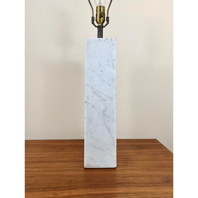 Italian Modern Style Rectangular Marble Table Lamp | by Sonneman ...