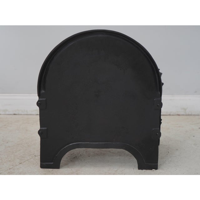Vintage French Style Cast Iron Fire Box | Chairish