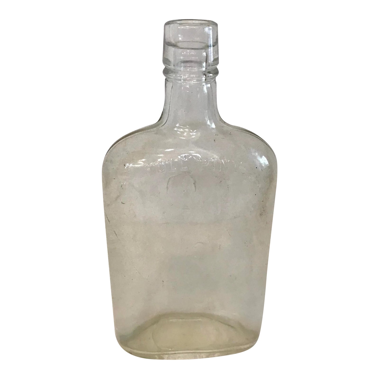 Vintage Full Pint Bottle | Chairish